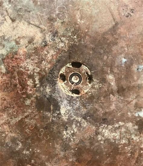 Vintage Brass Artillery Shell Casing Wwii Ww2 1944 Fsc Bft For Display Craft Art 16565937