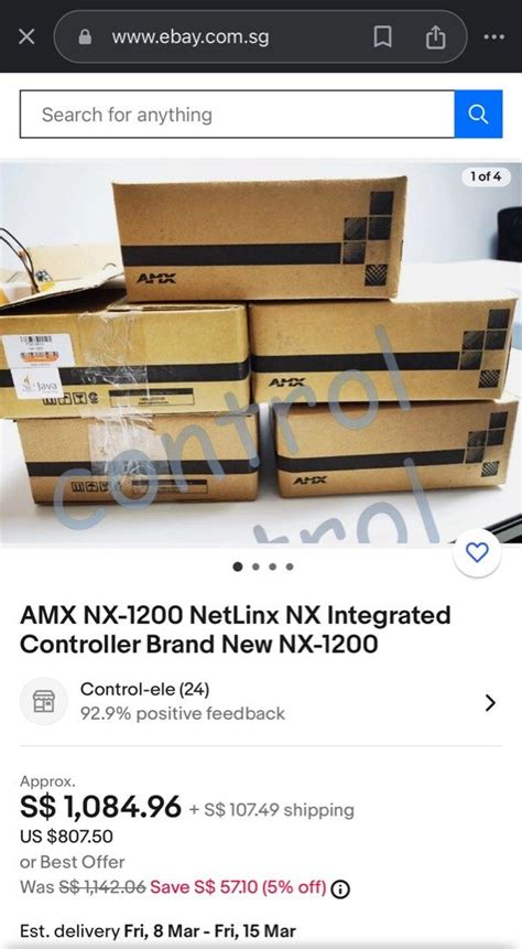 Amx Nx 1200 Netlink Tv And Home Appliances Tv And Entertainment Media Streamers And Hubs On Carousell