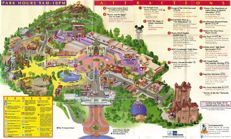 Disney Hollywood Studios Map And Brochure 1989 2024 Worksheets
