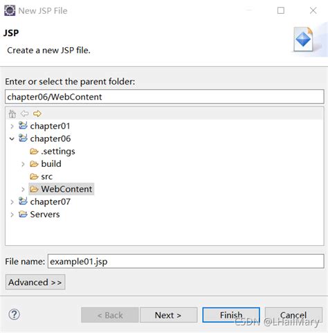 Javaweb 初认jsp Chapter06在web工程chapter06下新建 Csdn博客