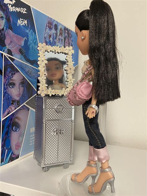 I Made A Doll Mirror Using A Mini Picture Frame And Some Foil Paper I