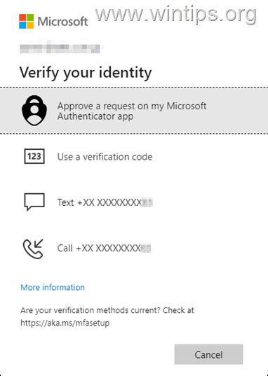 How To Modify Two Factor Authentication Methods In Microsoft 365office