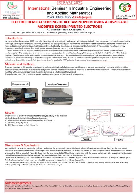 Pdf Electrochemical Sensing Of Acetaminophen Using A Disposable Modified Screen Printed Electrode