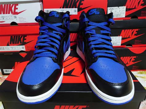 【未使用】2013年 未使用 Nike Air Jordan 1 ジョーダン1 Jordan1 Royal ロイヤル 28センチの落札情報詳細
