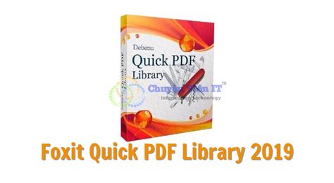 Foxit Quick PDF Library 2019 Hướng dẫn cài đặt miễn phí 100
