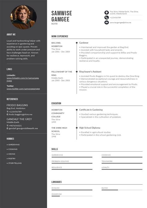 General Helper Resume Template Examples And Tips