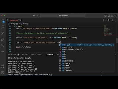 Strings with Predefined Functions - YouTube