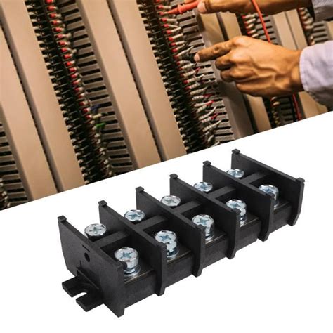 Bloc de bornier de barrière Bornier à Courant élevé Connexion électrique à Haute ténacité du