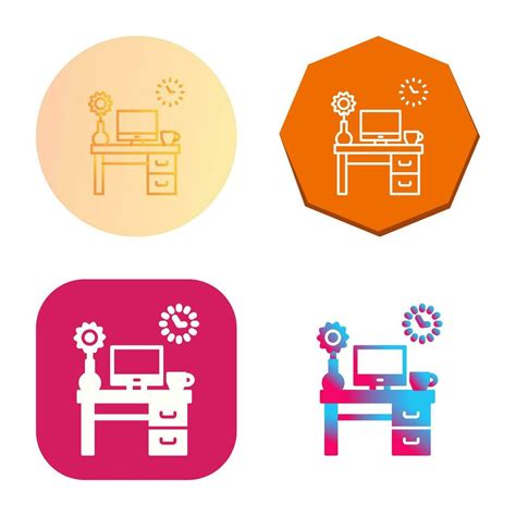 Work Table Vector Icon 34418677 Vector Art At Vecteezy