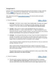 As Docx Assignment All Of The Work For This Assignment Will Be Performed In The As