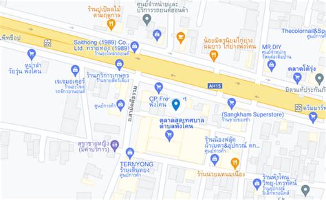 แผนที่ตลาดสดเทศบาลตำบลพังโคน เกษตรตำบล ศูนย์รวมข้อมูลเกษตร พันธุ์ไม้ เมล็ดพันธุ์ ปุ๋ย เกษตร