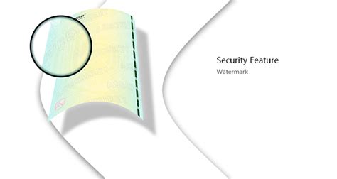 Custom A Certificate Security Paper With Watermark And Security Thread