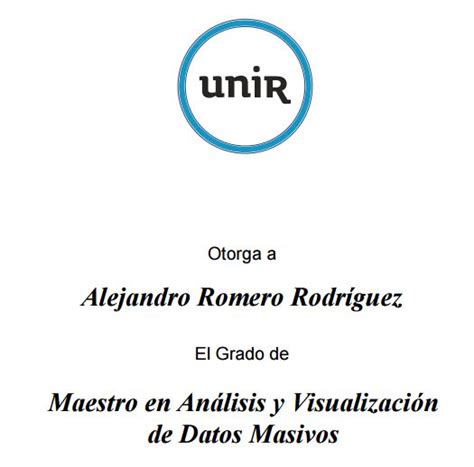 Alejandro Romero On Linkedin Masterdegree Bigdata Dataanalysis