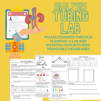 Dialysis Tubing Lab Semi Permeable Membranes Cell Transport TPT