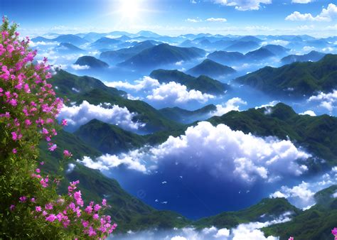 아름다운 산 정상의 자연 경관 산 자연 자연 경관 배경 일러스트 및 사진 무료 다운로드 Pngtree