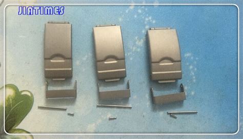 Watch Band Clasp Titanium Tri Fold Buckle Style Wi Grandado