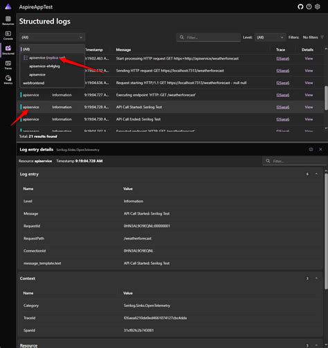 c how to wire up serilog to aspire stack overflow