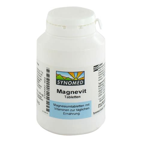 MAGNEVIT Synomed Tabletten 200 Stück kaufen | medpex