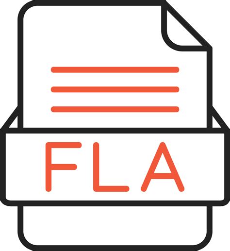 Fla File Format Vector Icon 29464614 Vector Art At Vecteezy