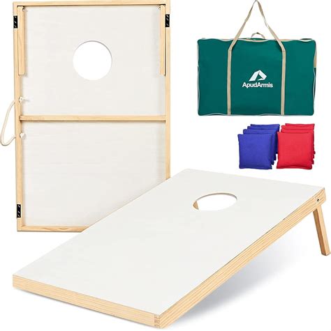 Wooden Cornhole Boards Set Classic Cornhole Outdoor Games Set With 8