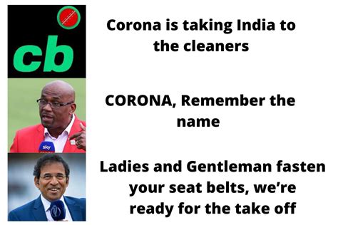 If Cricket Commentators Made Comments About Corona Scrolller