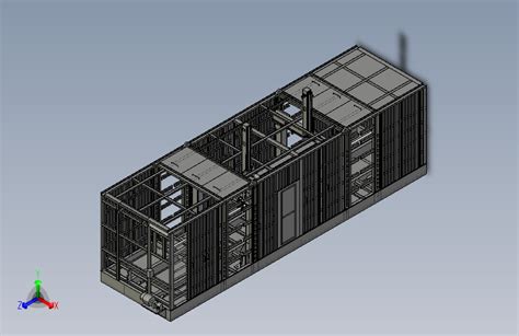 箱体内桁架搬运 STEP 模型图纸下载 懒石网