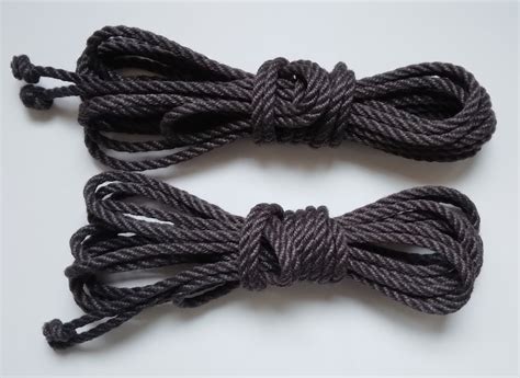 Shibari Rope Bondage Rope Colored Jute Rope Bdsm Kink Etsy