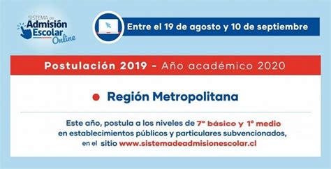 Proceso De AdmisiÓn 2020 Instituto Nacional