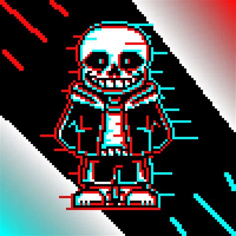 Pixilart Glitch Sans By Mexi Cans