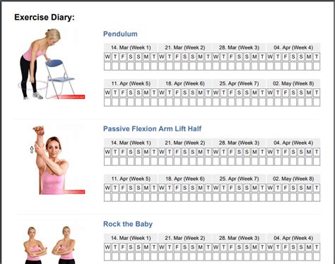 Exercise Diary Rehab My Patient