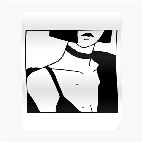 Sexy Aesthetic Gothic Girl Poster By CoupleLove Redbubble