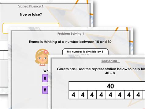 Year 3 Maths Divide By 8 Lesson Autumn Block 3 By Classroom Secrets Teaching Resources