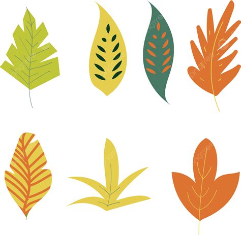 손으로 그린 벡터 잎 나뭇잎 일러스트 이파리 잎 만화 Png 일러스트 및 벡터 에 대한 무료 다운로드 Pngtree