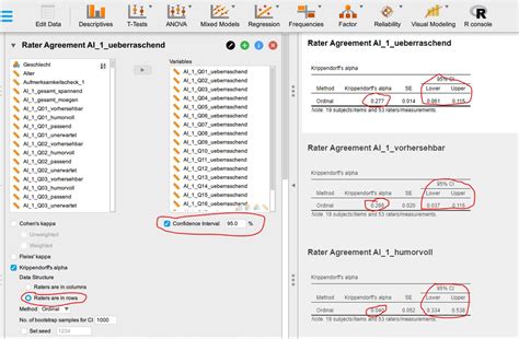 Bug False Ci For Rater Agreement · Issue 2333 · Jasp Statsjasp