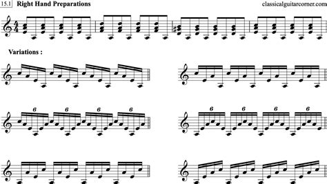 Classical Guitar Exercises