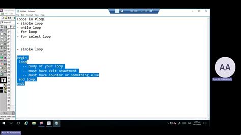 B4 Simple Loop In Plsql Youtube