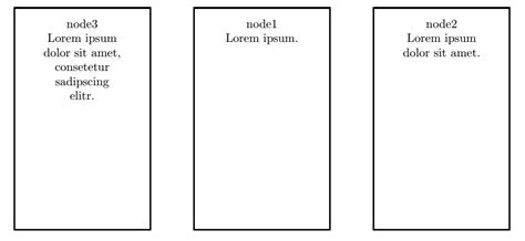 Pdftex Tikz How To Vertically Align Text Across Multiple Nodes