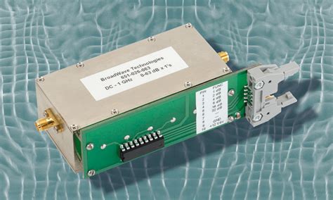 Electromechanical Programmable Attenuator Covers DC To MHz