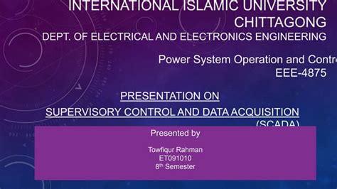 Introduction To Scada Pptx