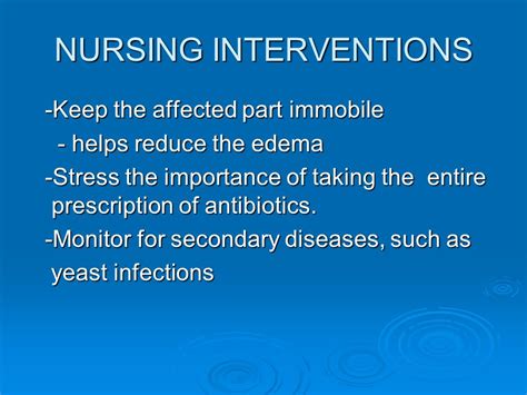 Nursing Interventions For Antibiotics
