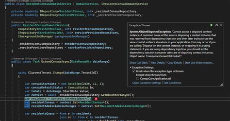 Context Instance Being Disposed In Background Job 4810 Support Abpio