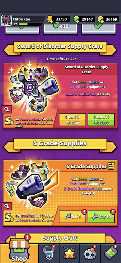 You Cant Use Keys To Open Sword Crates Rsurvivorio