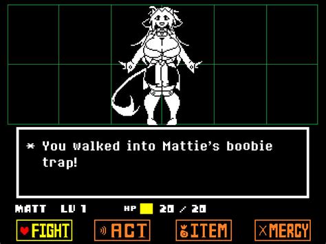 Undertale Mattie Encounter By Matsu Sensei On Deviantart