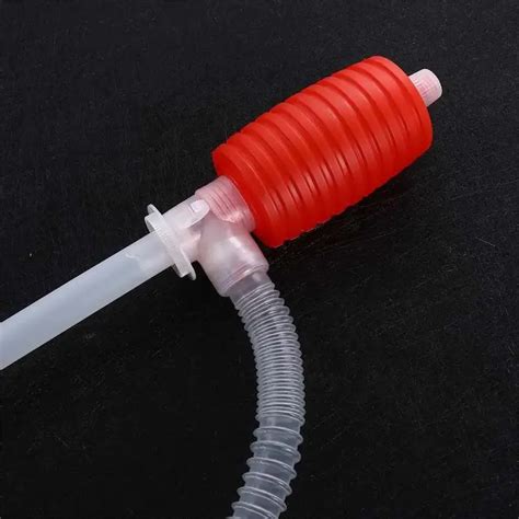2개 수동 사이펀 흡입 물 화학 액체 펌프 트럭 연료 오일 가솔린 디젤 전달 흡입기 손 연료 전달 펌프 Temu
