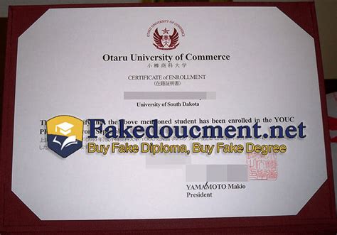 Obtain A Realistic Otaru University Of Commerce Certificate