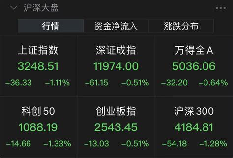 沪指半日跌111，教育、贵金属板块逆市上涨个股资金方面指数