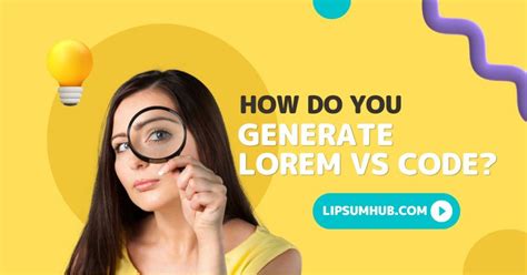 How Do You Generate Lorem Vs Code Lipsum Hub