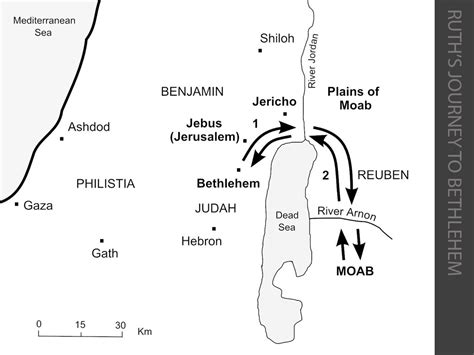 Book Of Ruth Map