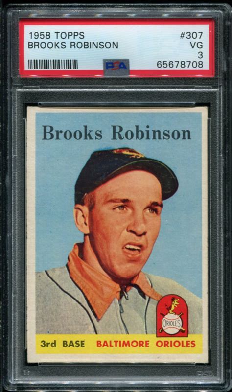 Topps Brooks Robinson PSA HOF All Star Cards Inc