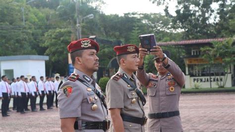 Kapolres Nagan Raya AKBP Rudi Saeful Hadi Pimpin Sertijab 2 Kasat